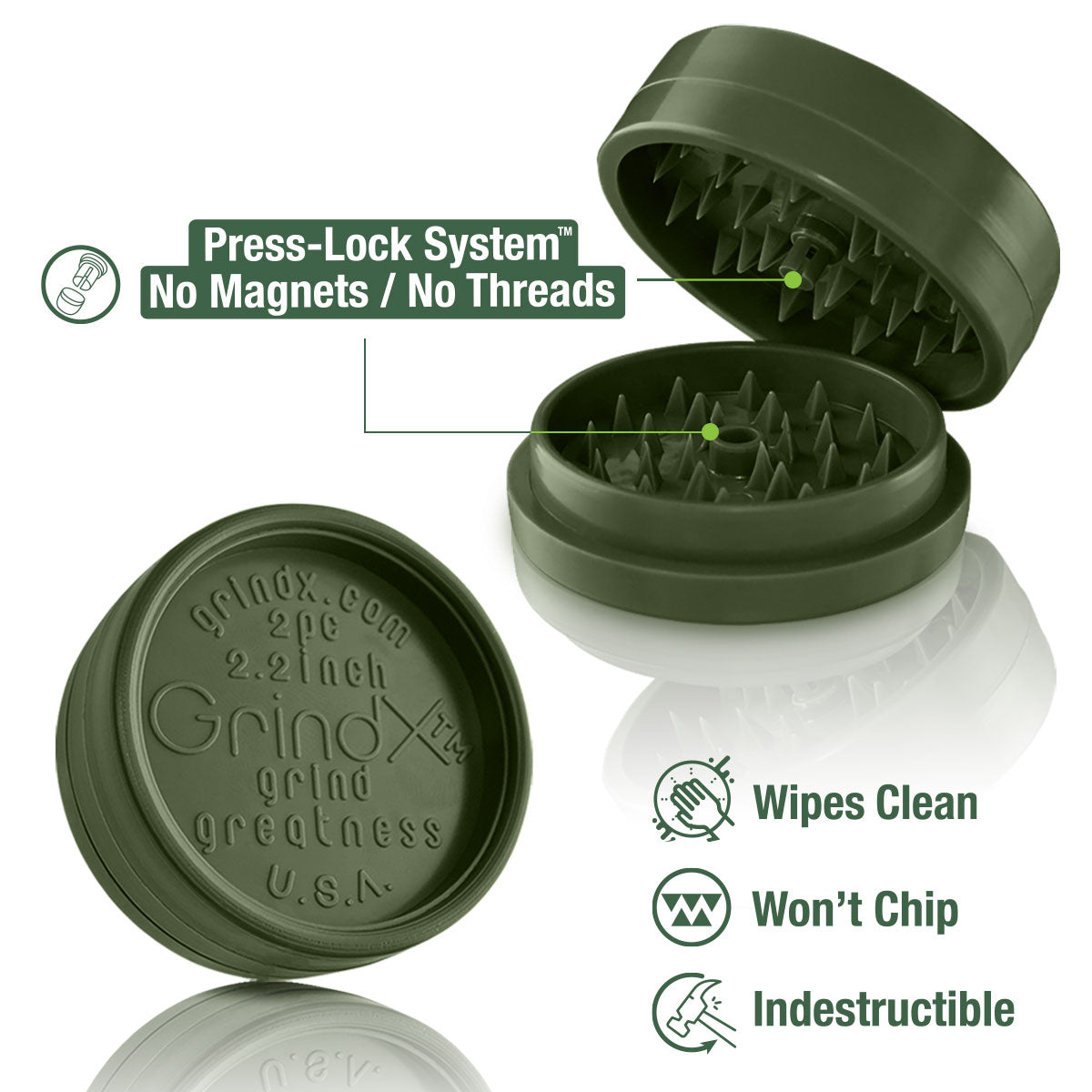 GrindX® Herb & Spice Grinders